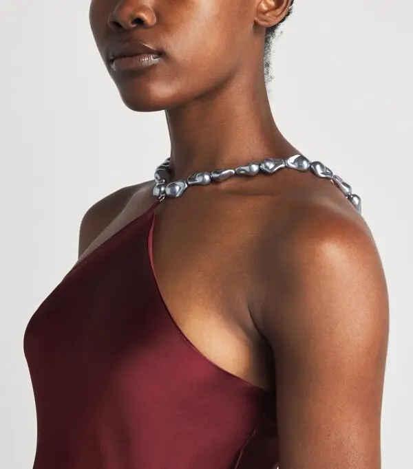Staud Cadence Maxi Dress With Beaded Straps
