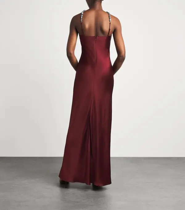 Staud Cadence Maxi Dress With Beaded Straps