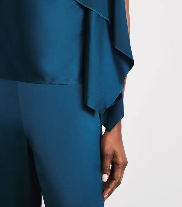 Staud Stretch-silk Sabina Top