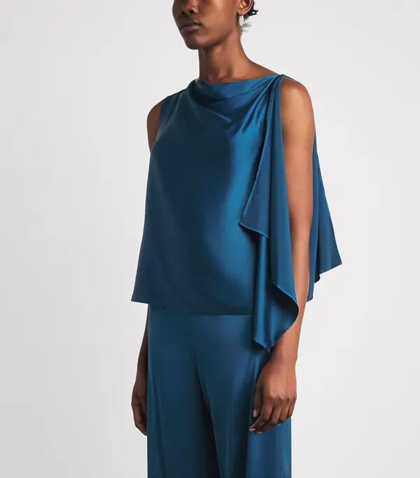 Staud Stretch-silk Sabina Top
