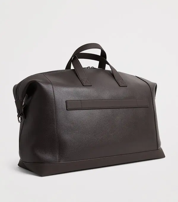 Paul & Shark Leather Logo Holdall