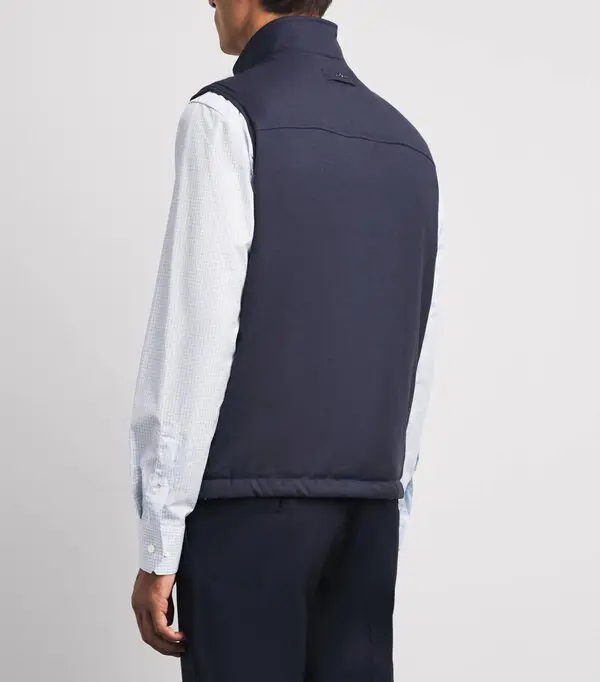 Paul & Shark Virgin Wool Reversible Gilet