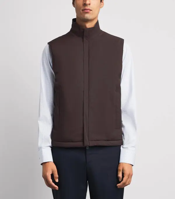 Paul & Shark Virgin Wool Reversible Gilet