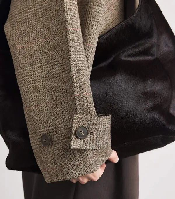 RÓHE Virgin Wool Suede-collar Blouson Jacket