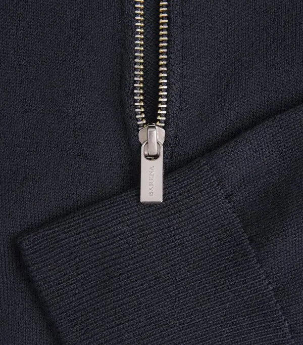 Barena Venezia Merino Quarter-zip Sweater