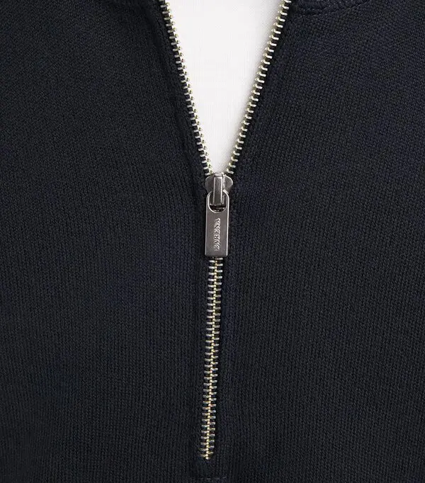 Barena Venezia Merino Wool Quarter-zip Pullover