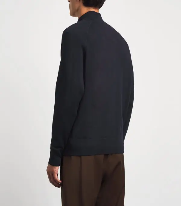 Barena Venezia Merino Wool Quarter-zip Pullover