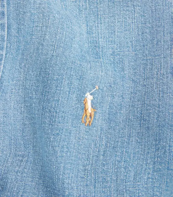 Polo Ralph Lauren Denim Shirt With Embroidered Polo Pony