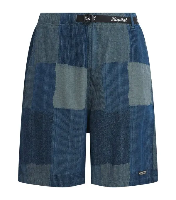 Kapital Cotton Patchwork Shorts