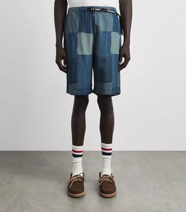 Kapital Cotton Patchwork Shorts