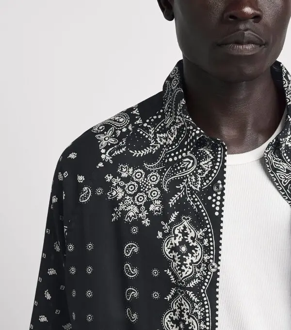 Kapital Cotton Paisley Bandana Patchwork Shirt