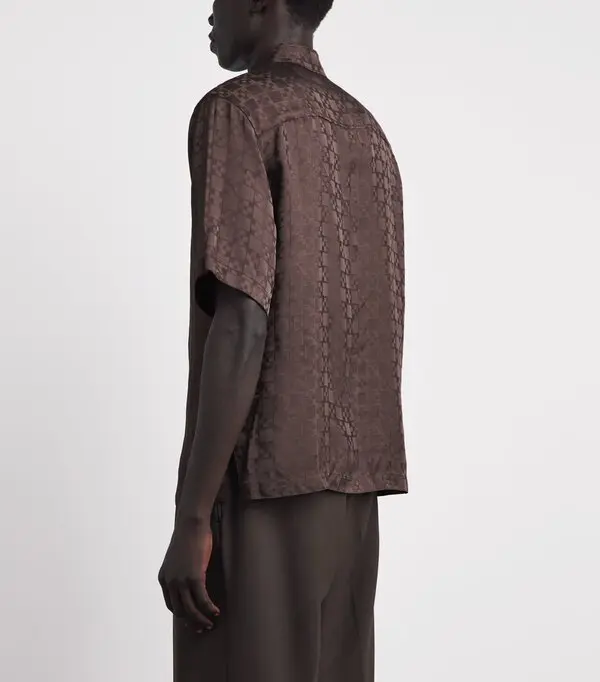 Sandro Jacquard Cross Short-sleeve Shirt