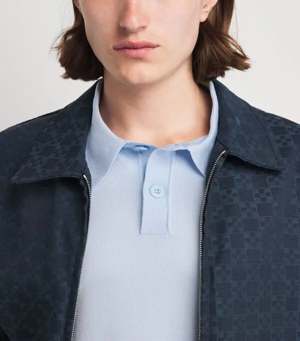 Sandro Knitted Polo Shirt
