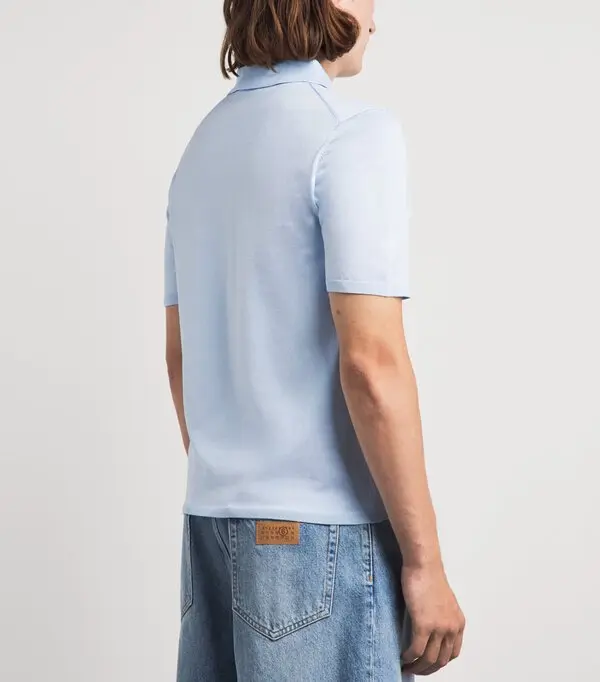Sandro Knitted Polo Shirt