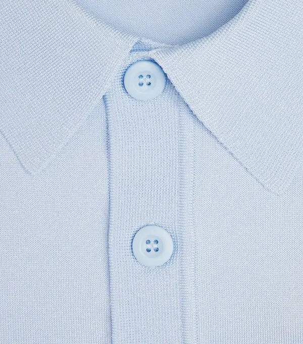 Sandro Knitted Polo Shirt