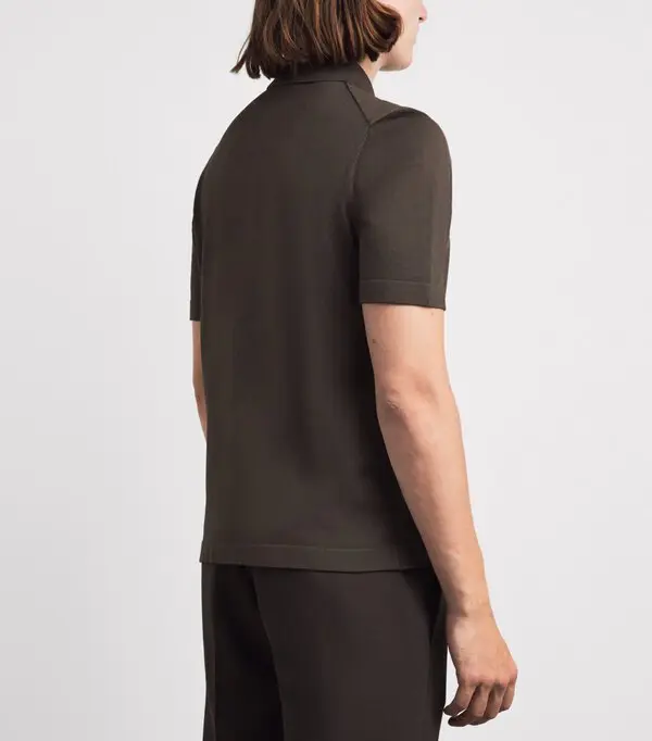Sandro Zip-up Polo Shirt
