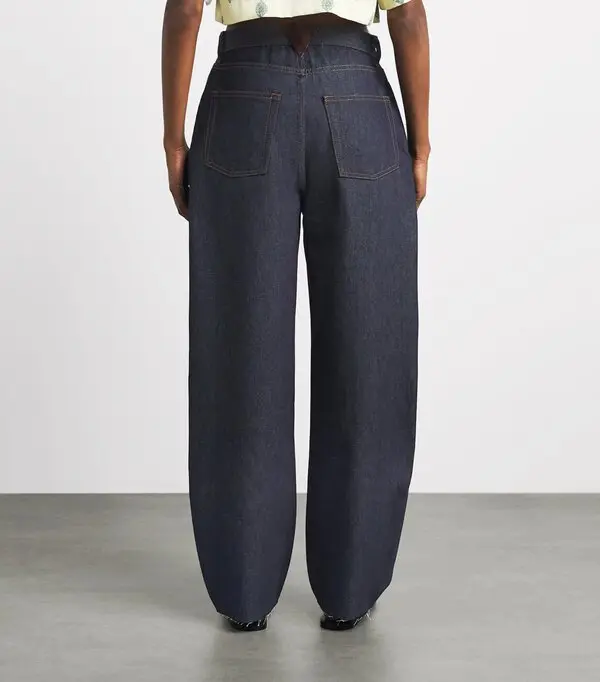 Sandro Metal Detail Barrel Jeans
