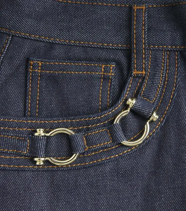 Sandro Metal Detail Barrel Jeans