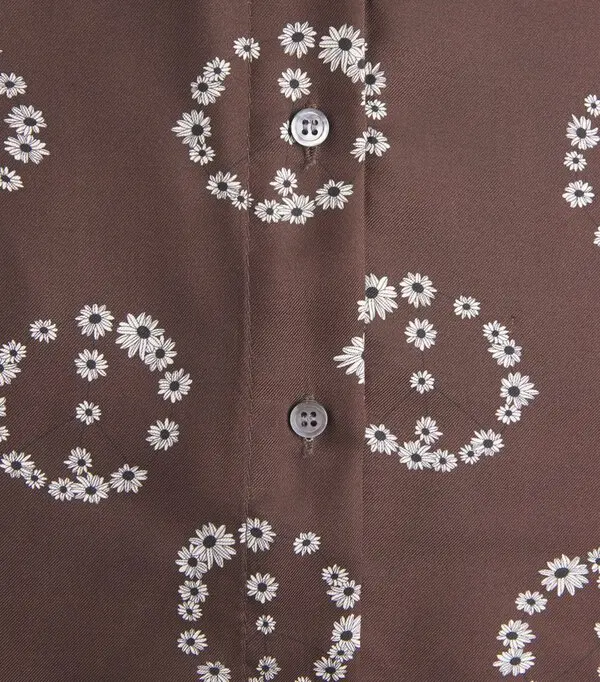 Sandro Silk Floral Shirt