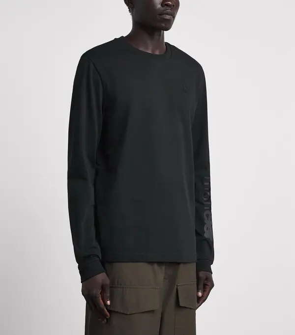Moncler Cotton Logo Long-sleeve T-shirt