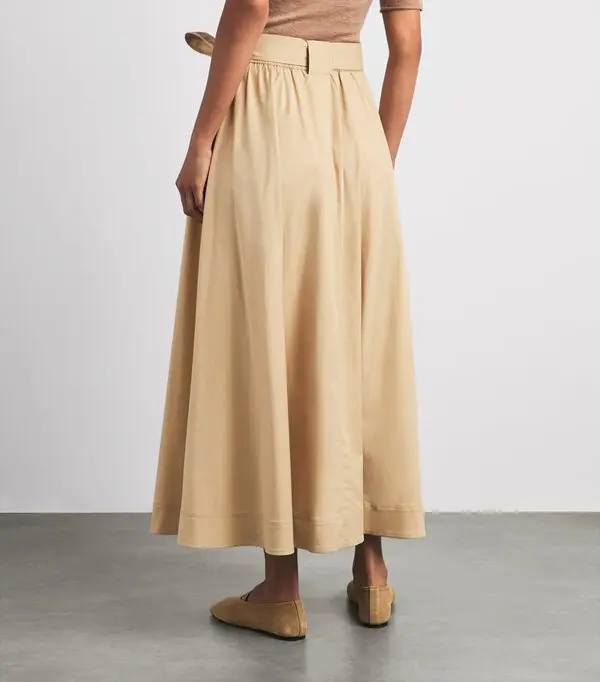 ME+EM Belted Maxi Skirt - Neutral