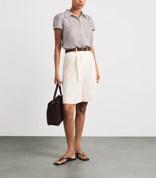 ME+EM Embroidered Stripe Shirt