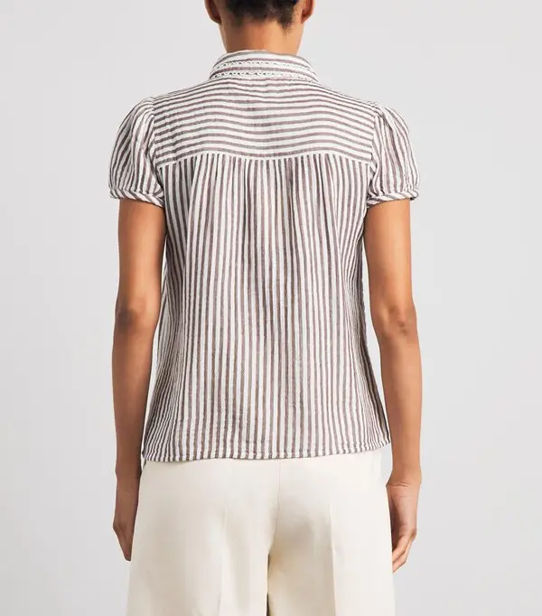 ME+EM Embroidered Stripe Shirt
