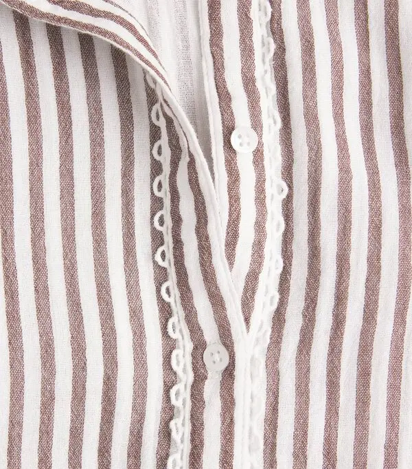 ME+EM Embroidered Stripe Shirt