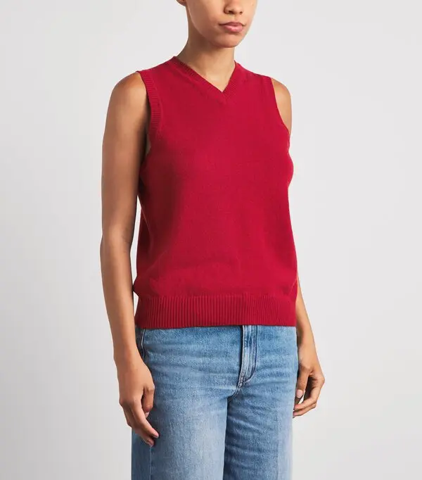 ME+EM Cashmere V-neck Sweater Vest