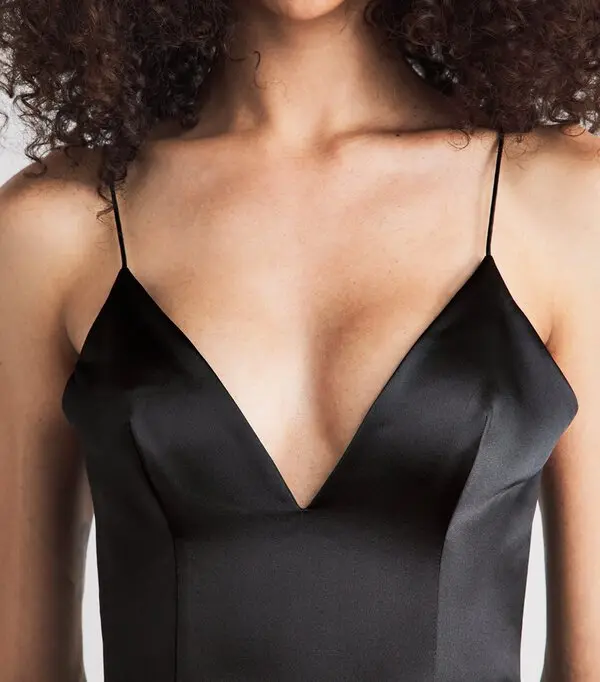 Alex Perry Silk Tiered Gown