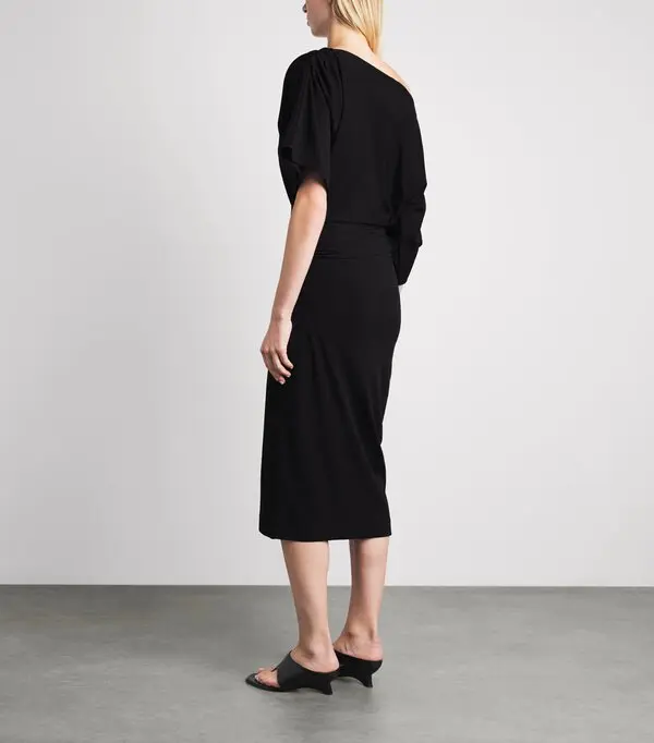 Wolford Fluid Drape Midi Dress