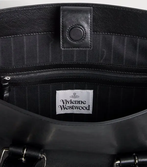 VIVIENNE WESTWOOD Alex Leather Tote Bag
