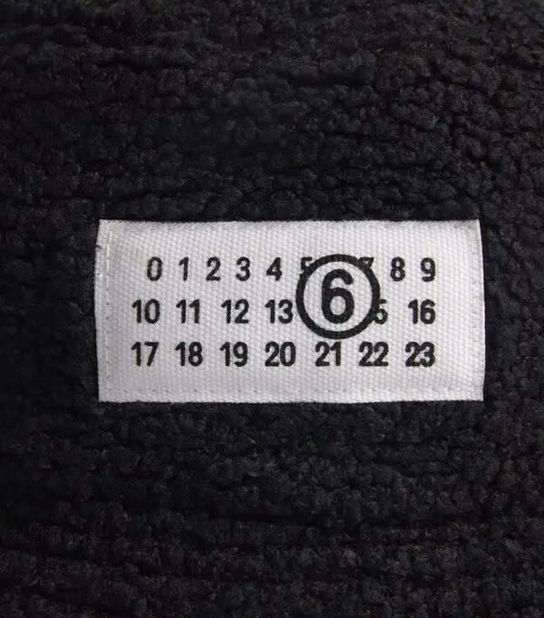 MAISON MARGIELA Bouclé Logo Patch Bucket Hat