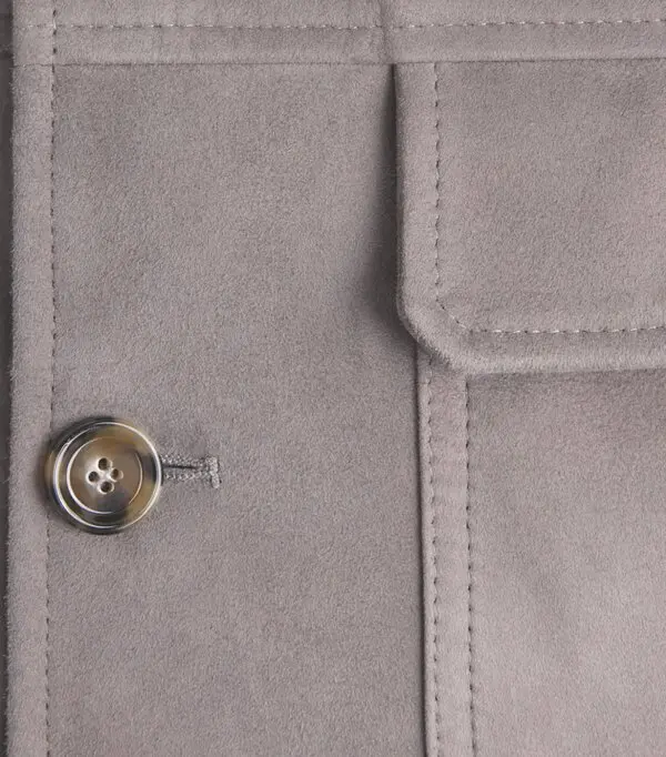 LARDINI Sheepskin Suede Jacket