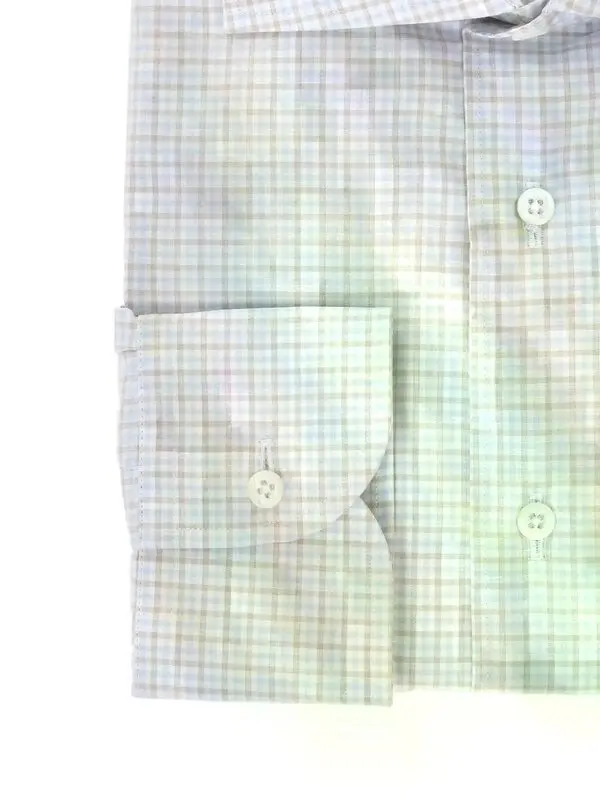 Corneliani Checked French-collar Shirt