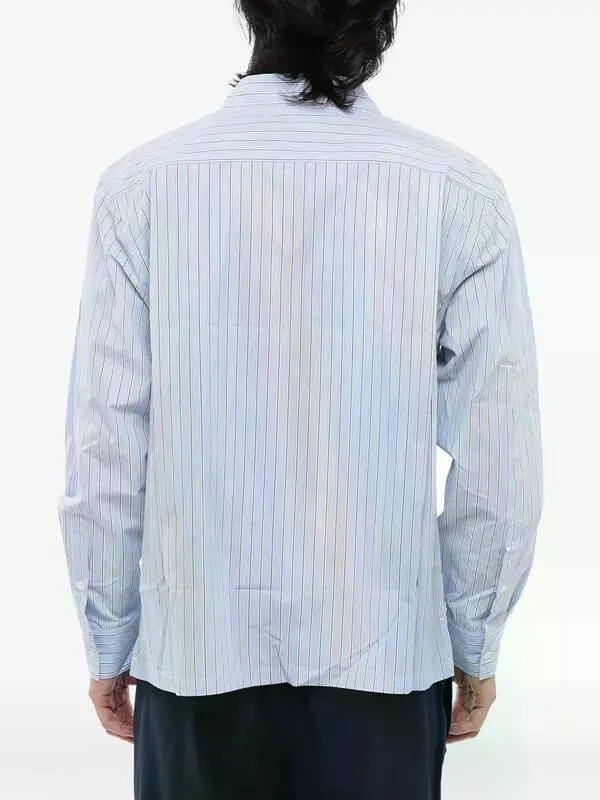 John Richmond Striped Zip-fastening Shirt