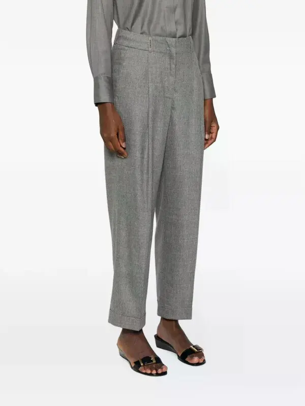 Peserico Pleated Detail Straight-leg Trousers