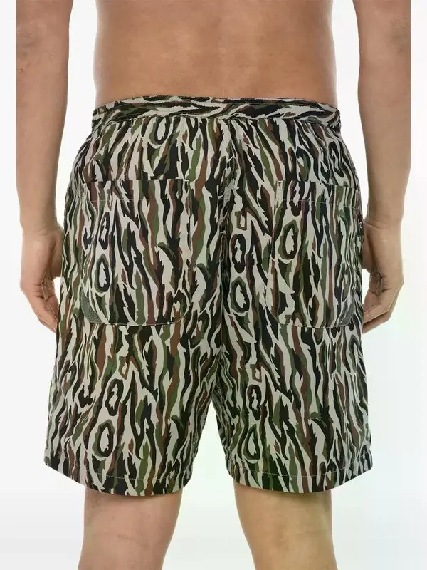 Woolrich Patterned Drawstring Swim Trunks - Multicolour