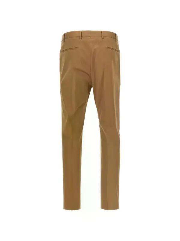 PT TORINO Tailored Trousers With Logo Plaque