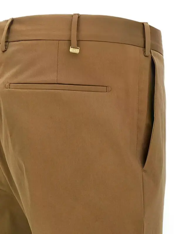 PT TORINO Tailored Trousers With Logo Plaque