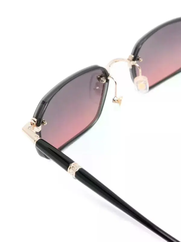 Montblanc Square Frame Sunglasses With Gradient Lenses