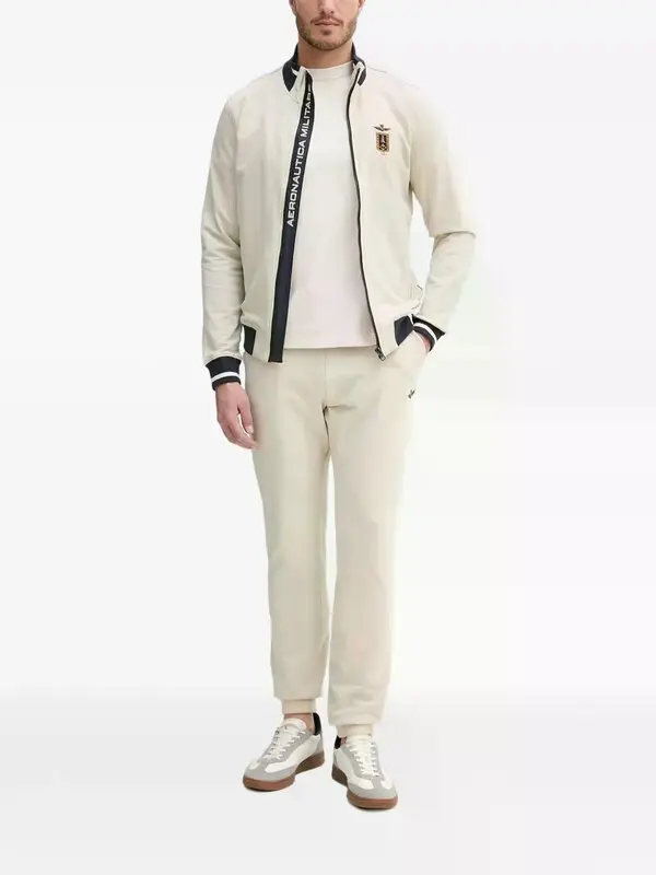 AERONAUTICA MILITARE Drawstring-waist Embroidered-logo Track Pants