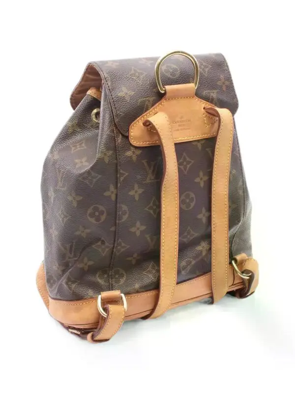 LOUIS VUITTON 2001 Mm Montsouris Monogram Backpack - Brown