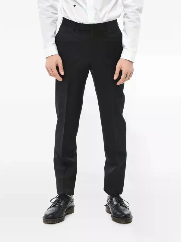 Corneliani Cc Collection Scalloped Hem Trousers