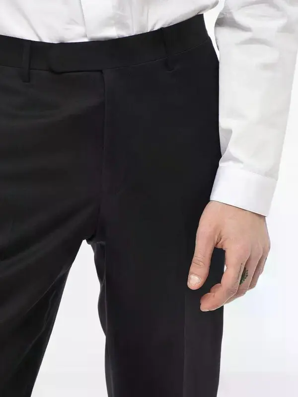 Corneliani Cc Collection Scalloped Hem Trousers