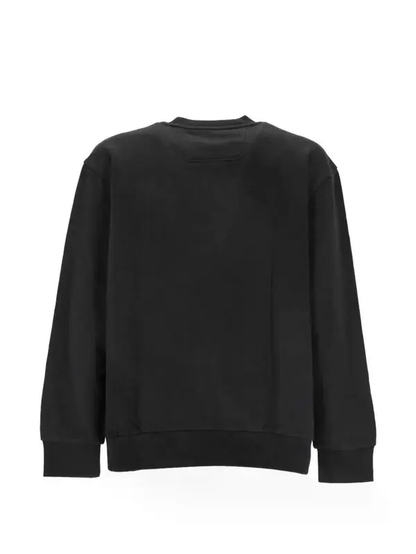 BOSS Logo Patch Crew Neck Sweater