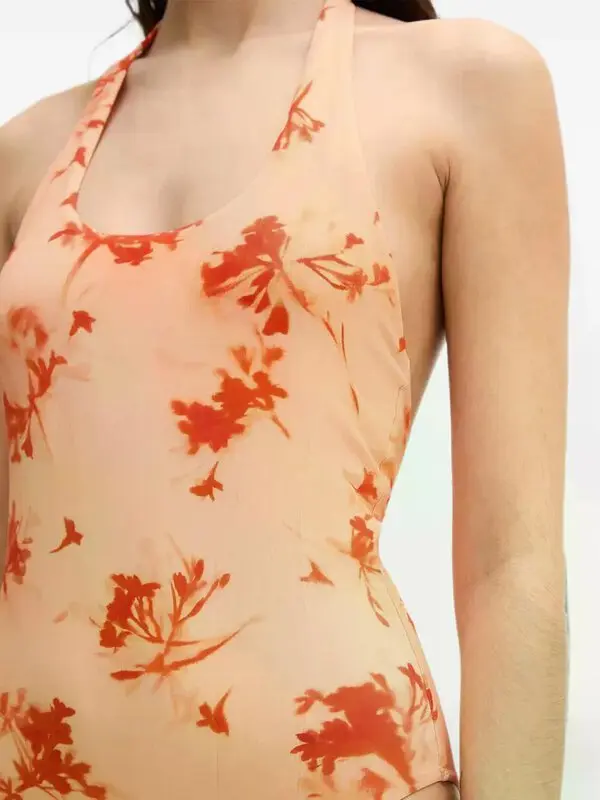 Marc O'polo Floral Print Halterneck Swimsuit