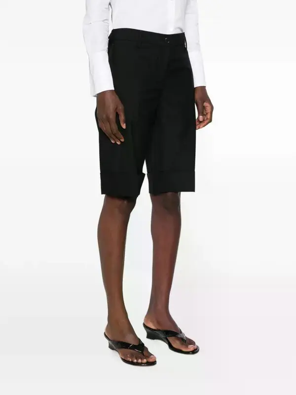 Moschino Buttoned Turn-up Shorts