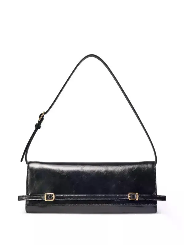 Simkhai River East West Leather Clutch - Black