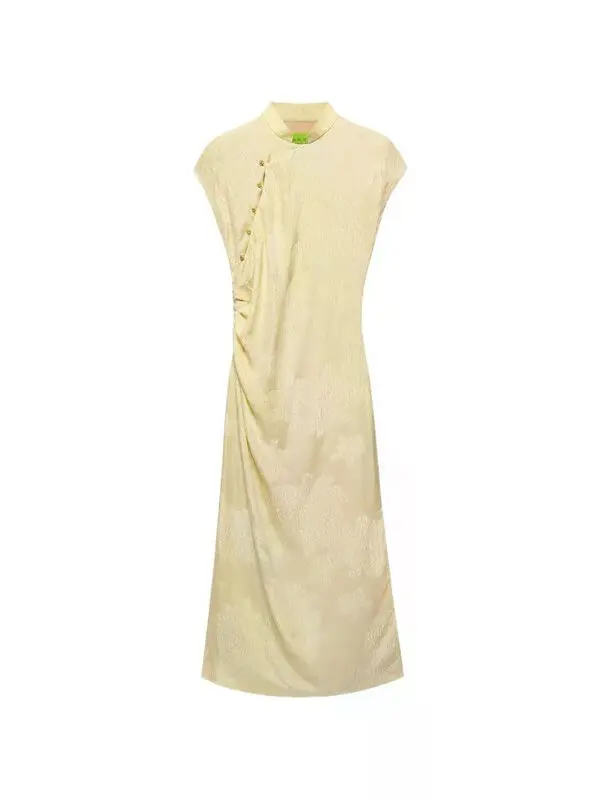 Shanghai Tang Patterned Jacquard Qipao Dress